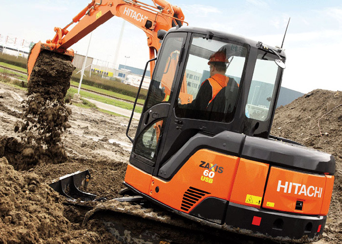 Hitachi ZX60USB-3 Kompaktbagger | BaumaschinenVergleich.net