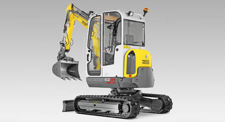 Der Wacker Neuson Kompaktbagger EZ28 überzeugt mit ergonomischem und ...